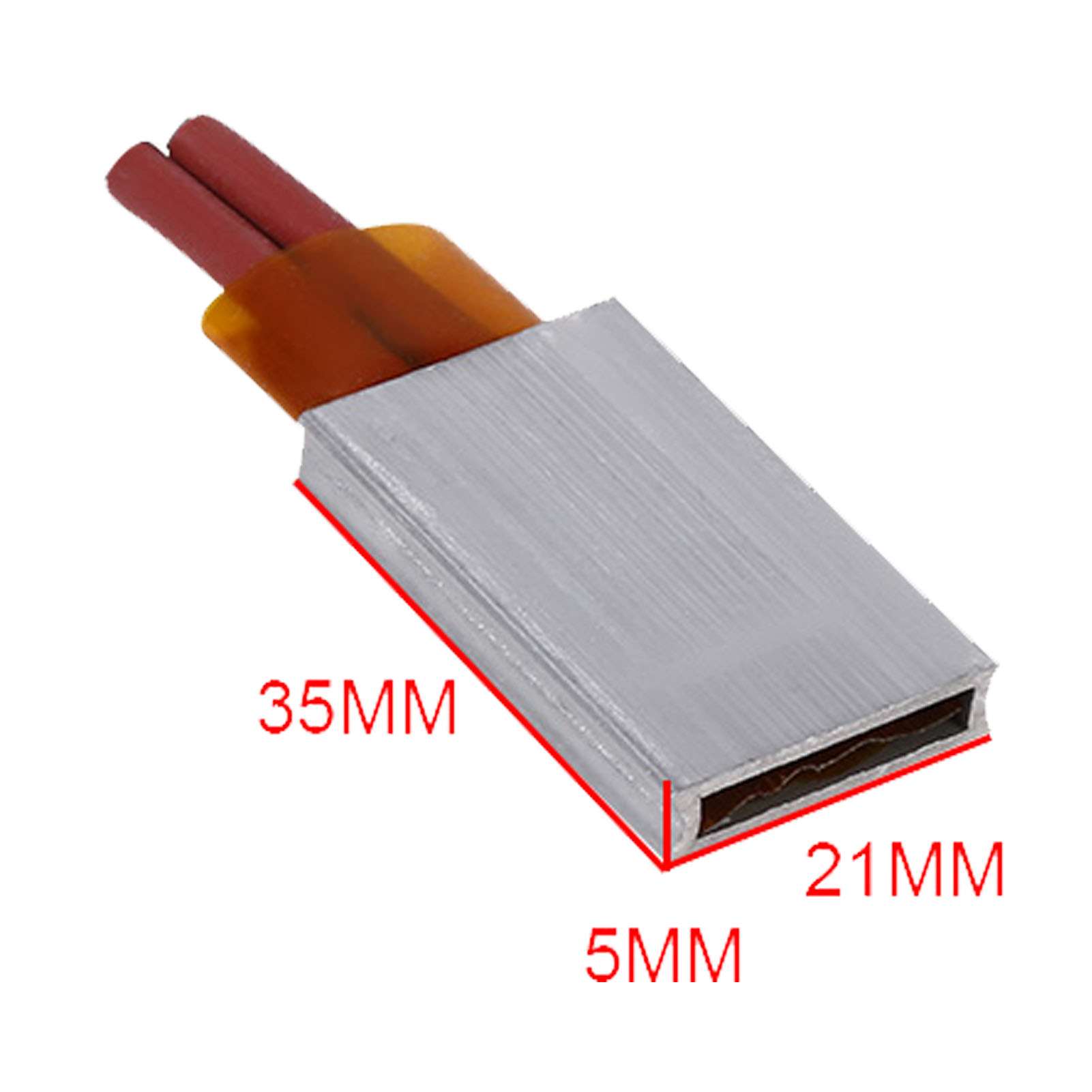 Ulisem Élément chauffant PTC AC DC 12 V, coque en aluminium, plaque ...