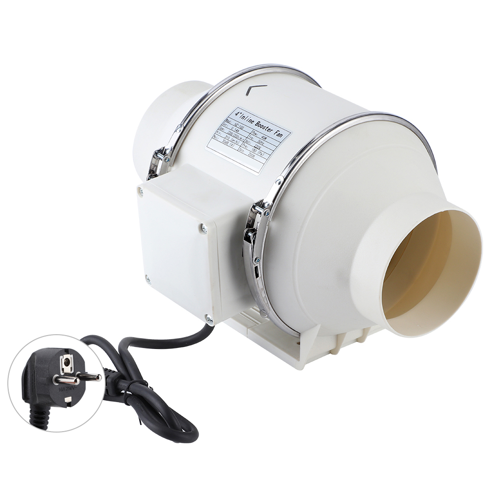 Extractor de aire de conducto en línea de alta eficiencia para baño y ...