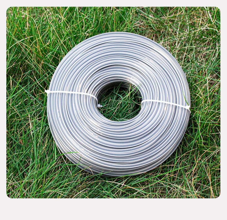 Aiperq Fil Coupe Bordure Universel, Ligne de Trimmer Strimmer en Acier 3.0 mm, Fil d'acier ...