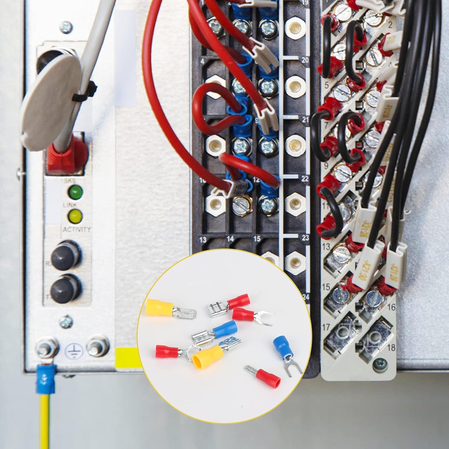 280 Stück elektrische Crimpklemmen, Auto-Elektroklemmen, isolierte ...