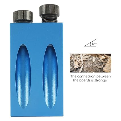 15pièces Gabarit de percage oblique avec forets 15 ° Positionneur de ...