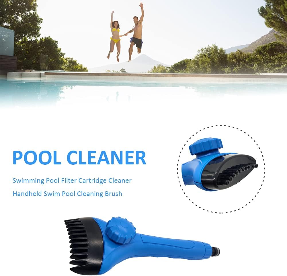 Spazzola UlisemPool - Spazzola portatile per la pulizia del filtro della piscina - Smacchiatore ...