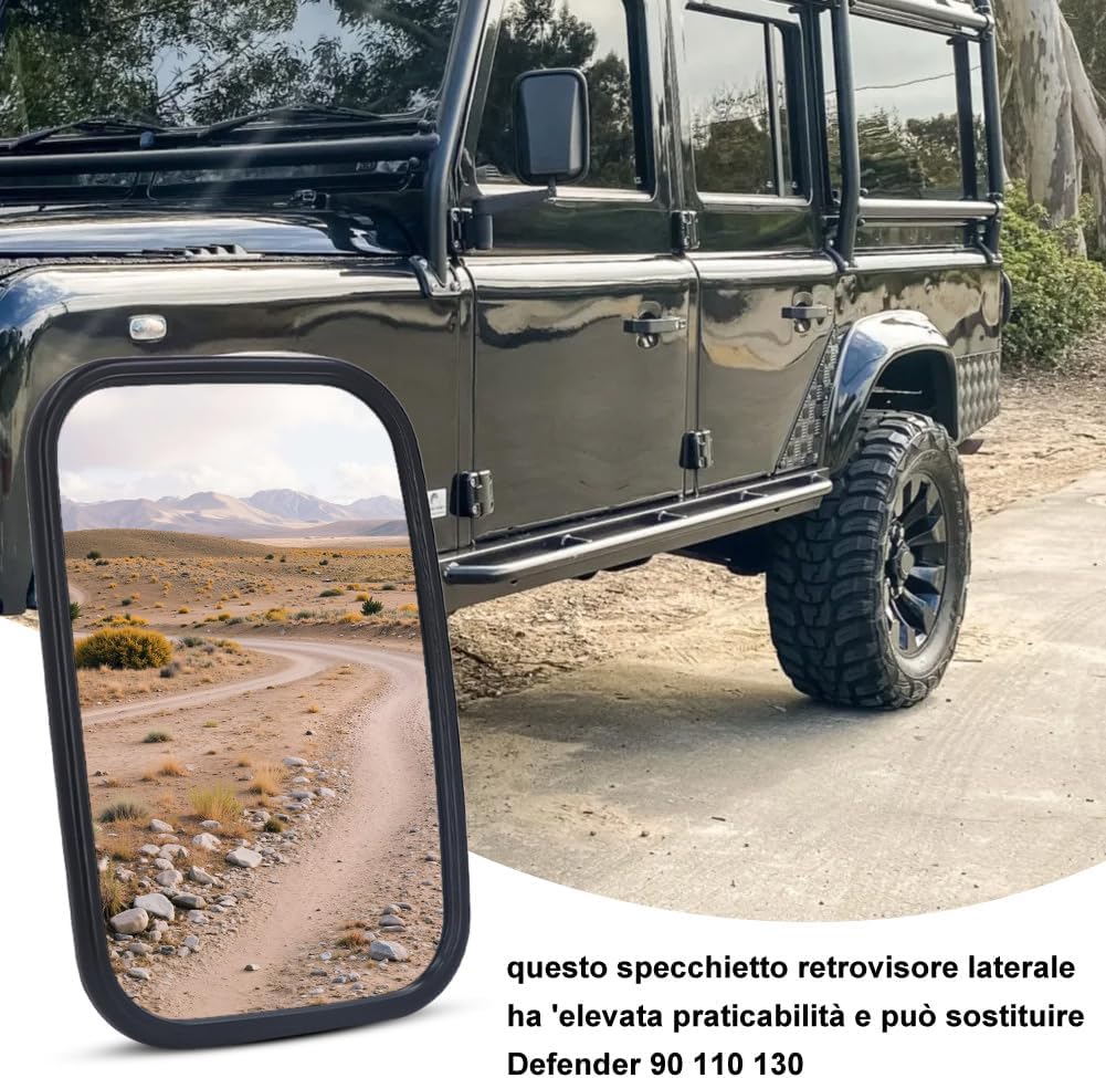 RéTroviseur LatéRal, RéTroviseur LatéRal Rectangulaire en Verre MTC5084 ...