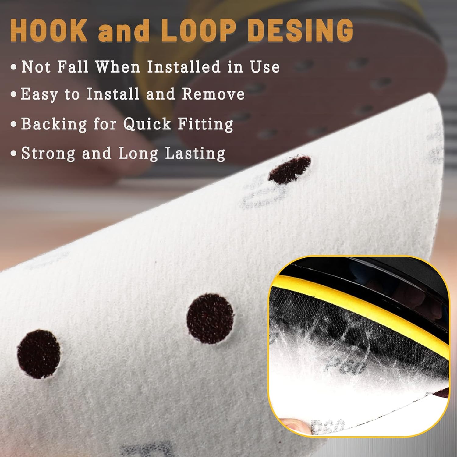 100pcs 150mm Sanding Discs Grit 40/60/80/120/180/240/320/400/600/1000 ...