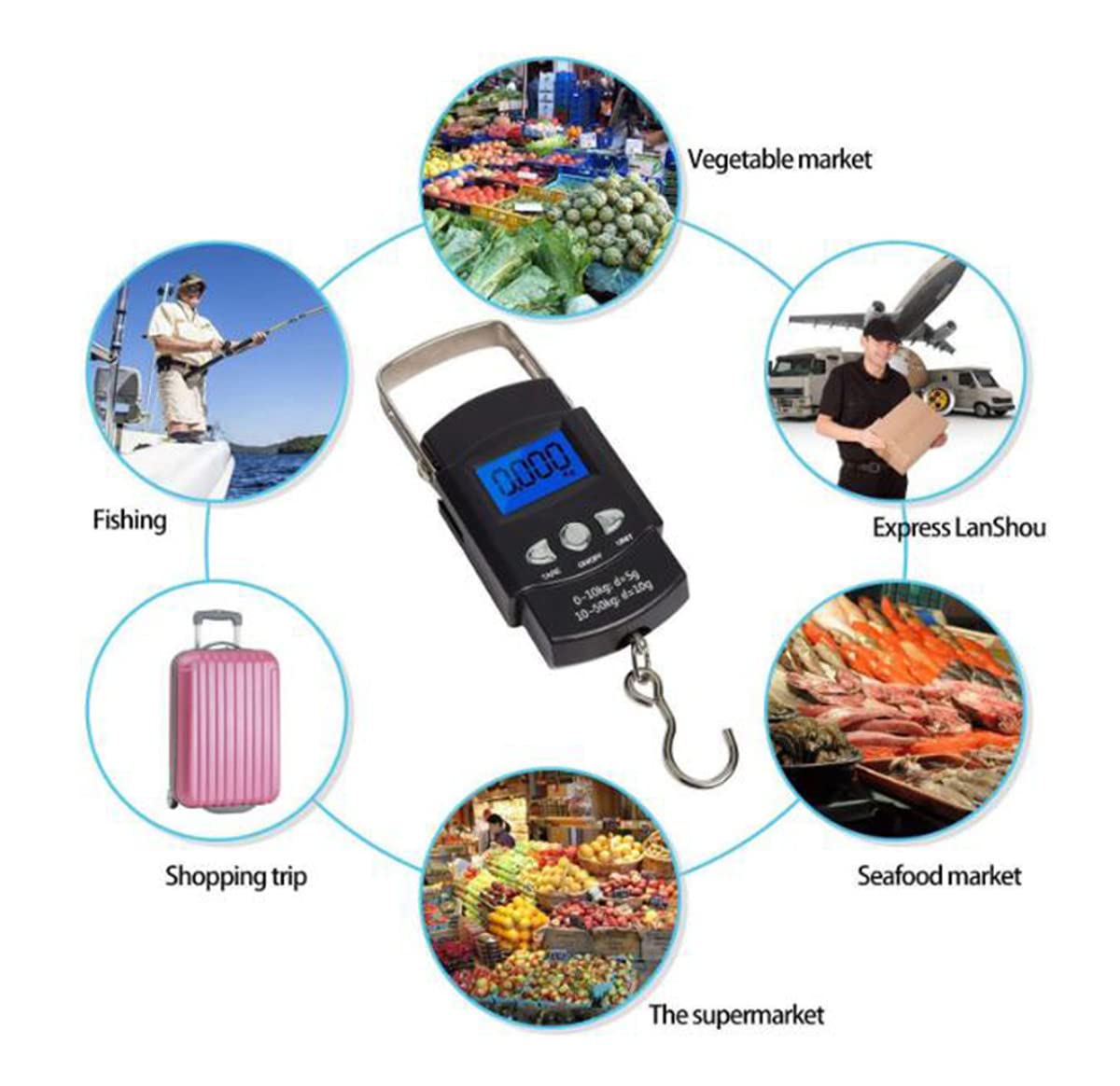 Pèse Bagage Électroniques ,LCD Digital Balance de Pêche électronique ...