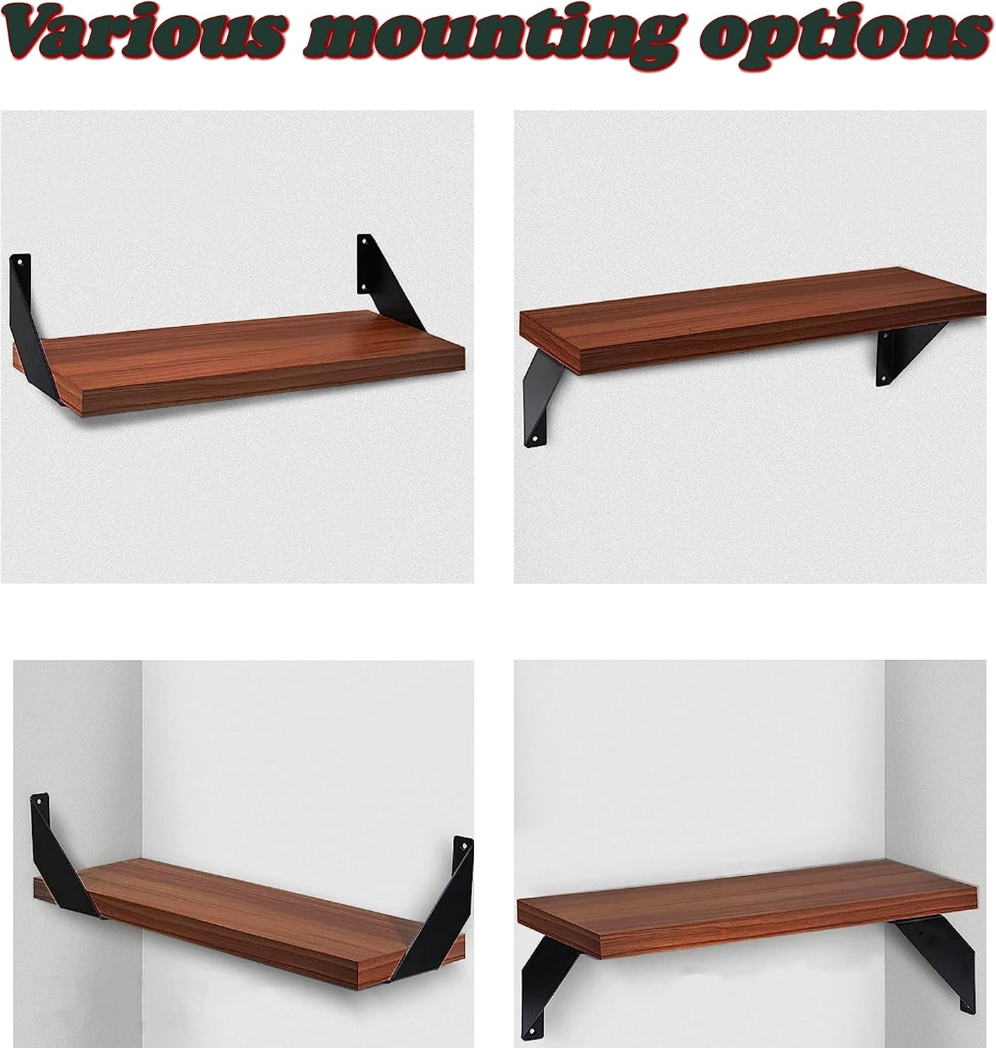 Staffe per mensole angolari resistenti, staffe per mensole galleggianti ...