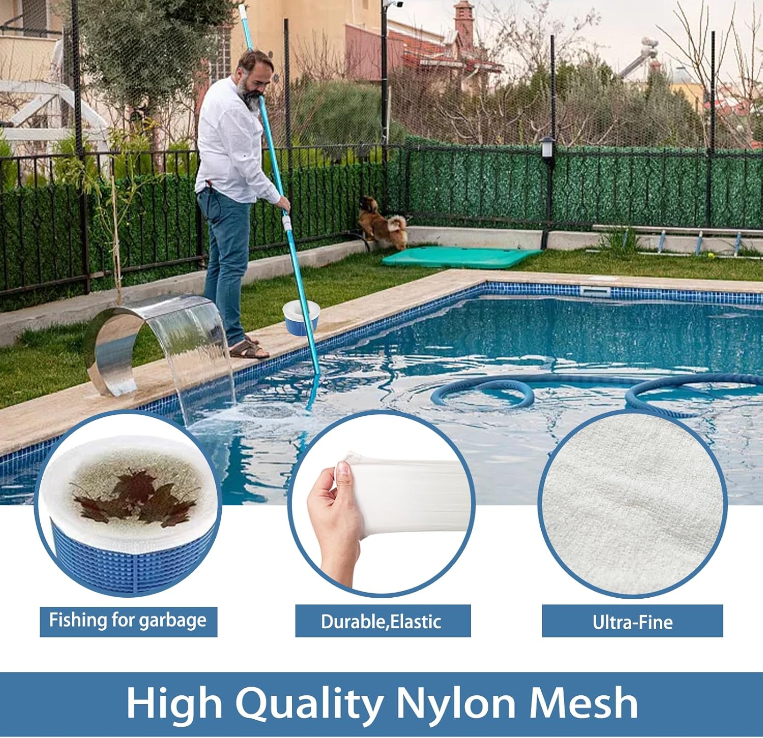 Pack of 10 Pool Skimmer Socks, Filter Socks, Baskets and Skimmer ...