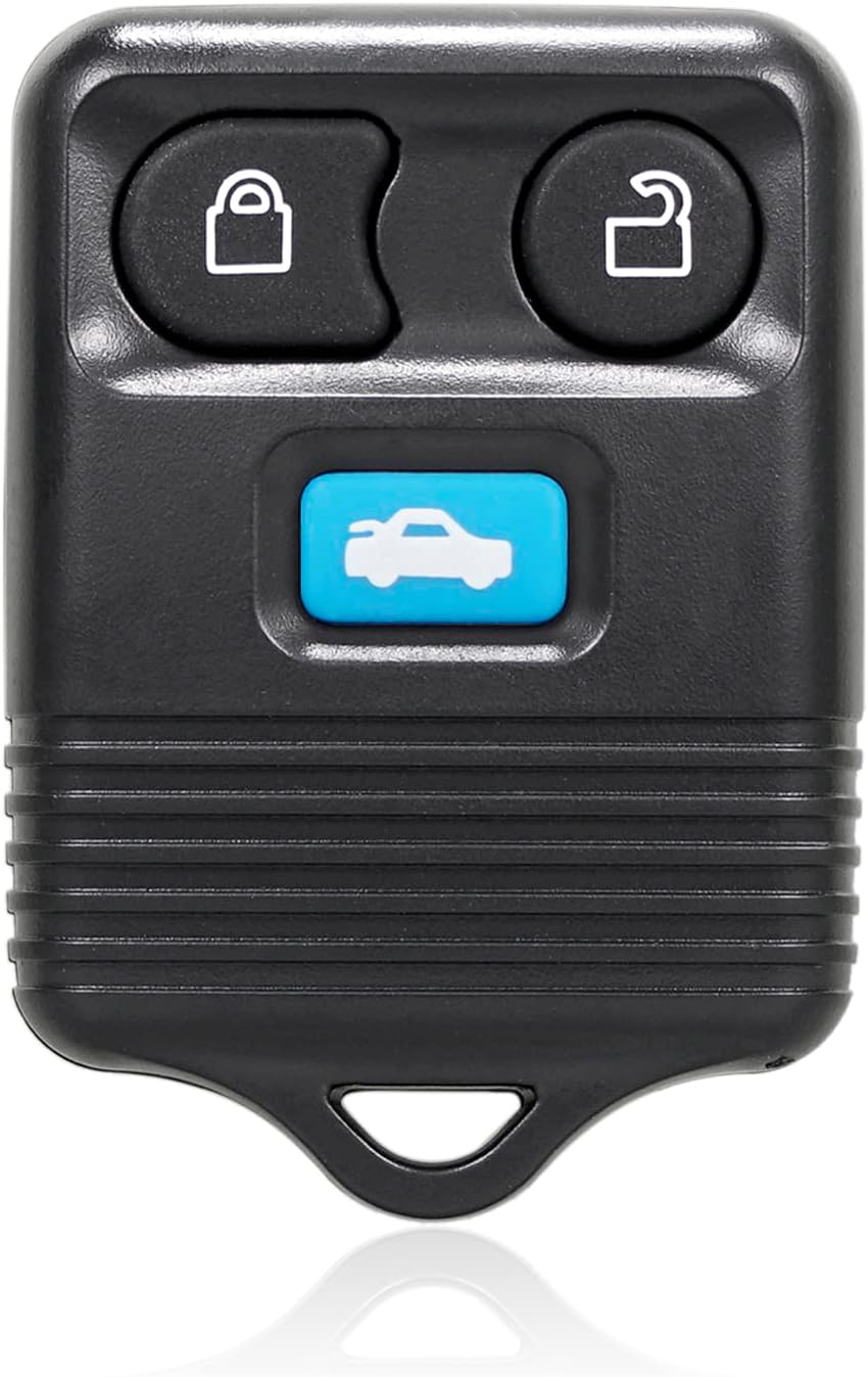 Set of 2 3-button 433 MHz car key remotes compatible with Ford Transit ...