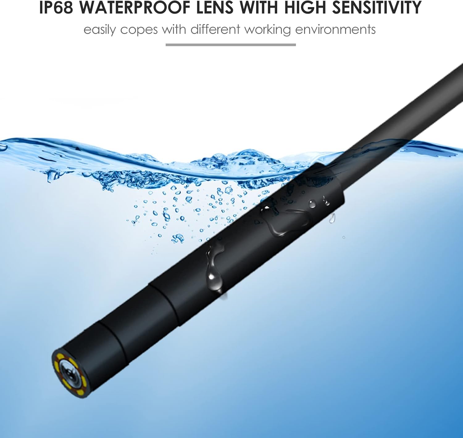 Industrial Endoscope 1080P Digital IP68 Waterproof Snake Camera ...