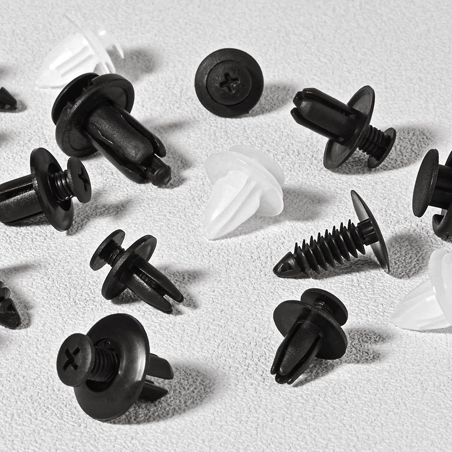100 Pièces Attaches Auto Rivets Plastique 6 Tailles Populaires Pare ...