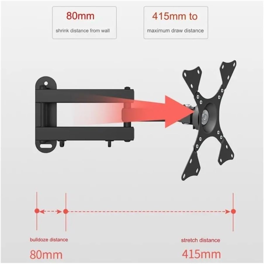 Vtizikl Support TV Mural Fixation Support Mural Ecran PC Orientable et ...