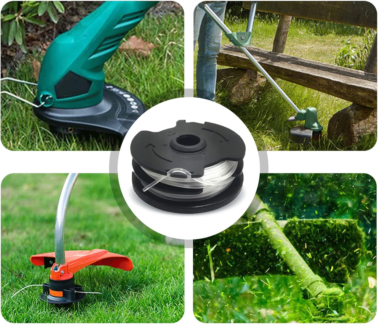 4pcs Replacement Line Spools for LIDL Parkside, Replacement Nylon Line for LIDL Parkside Trimmer ...
