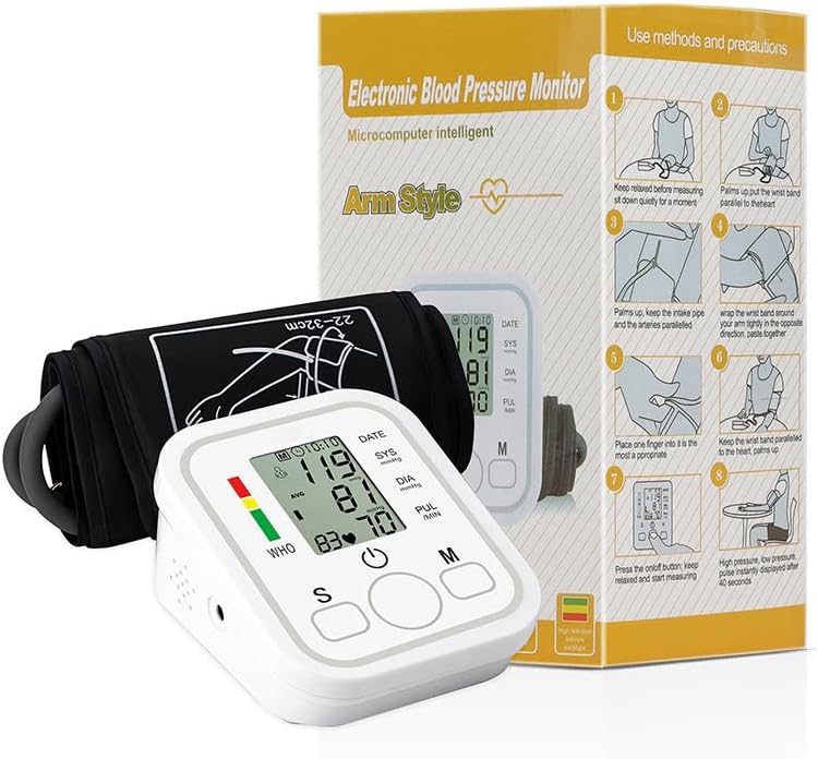 Blood pressure monitors with large cuff - Arm 22-32 cm (8.6-12.6 ...