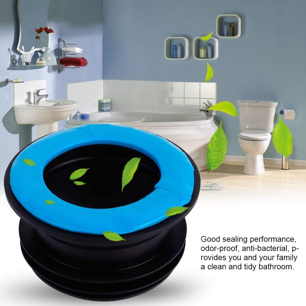 Rubber toilet rim seal, deodorizing rubber seal, universal bathroom ...