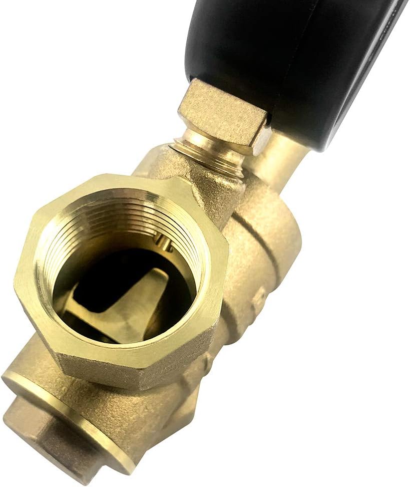 Reducteur de Pression eau DN20 3/4 Pouce Avec Manometre Pression eau, Fabriqué 100% en Laiton de ...