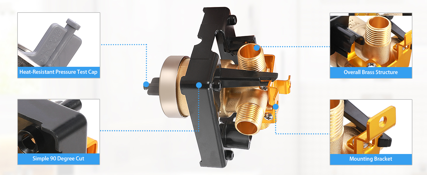 Delta Faucet R10000 UNBXHF Universal Replacement Shower Valve Body for ...