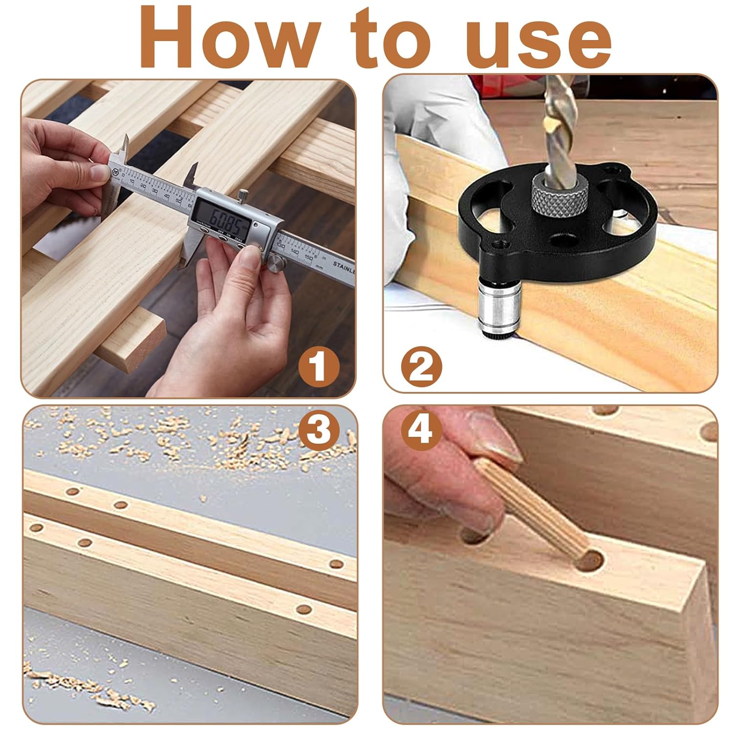 Punch Locator, Drill Bushing with 8 Drill Bushings 3/4/5/6/7/8/9/10mm ...