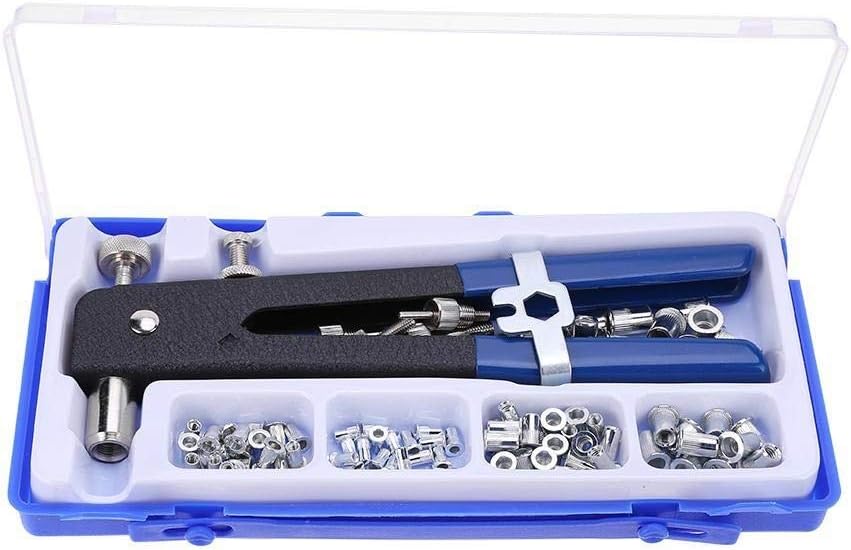 86pcs Écrou Rivet Gun Pince à Riveter Insert Fileté Riveteuse ...