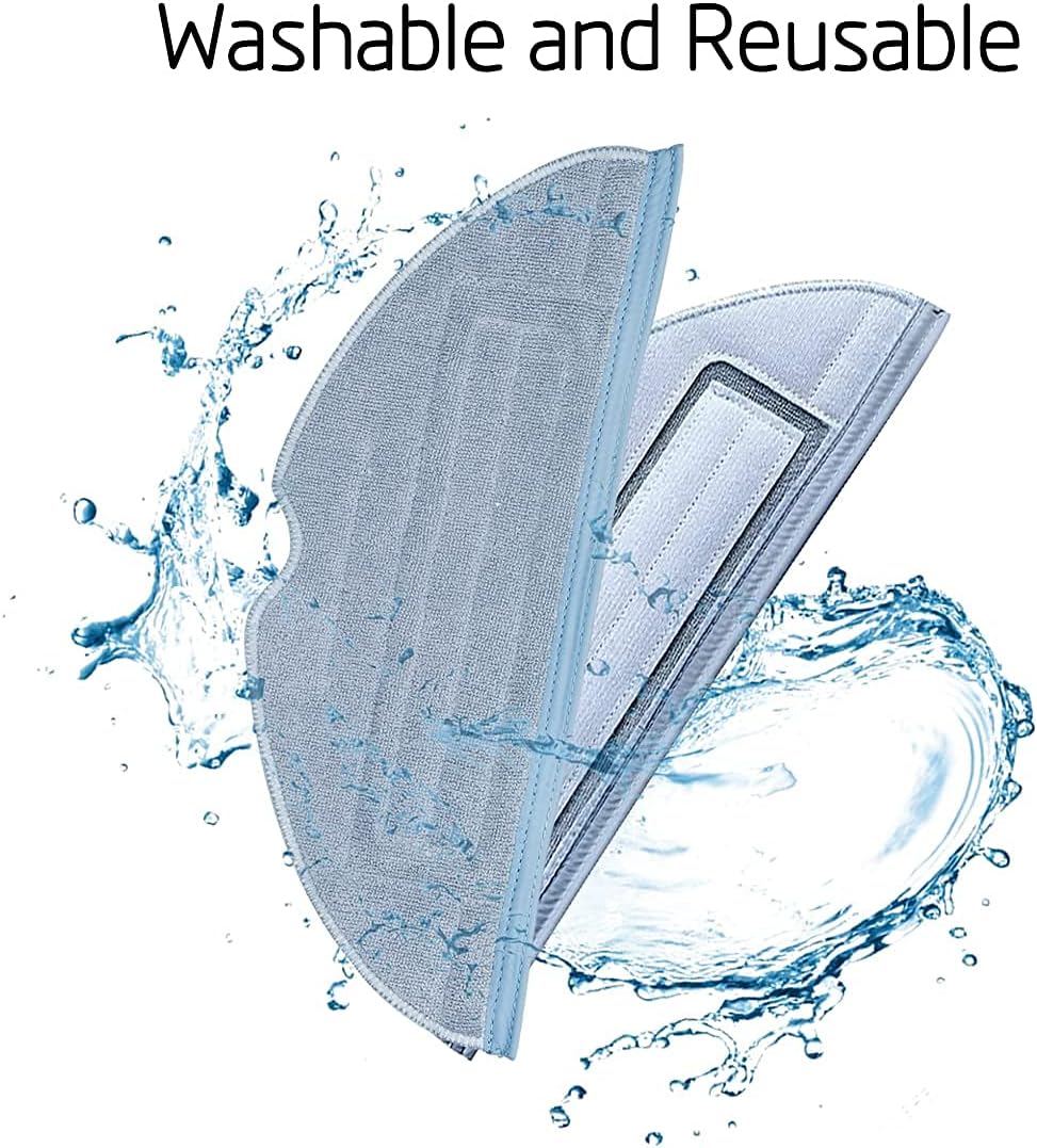 6pcs Serpillière pour Roborock S7 Pro Ultra S7 MaxV Ultra S7 Plus S7 ...