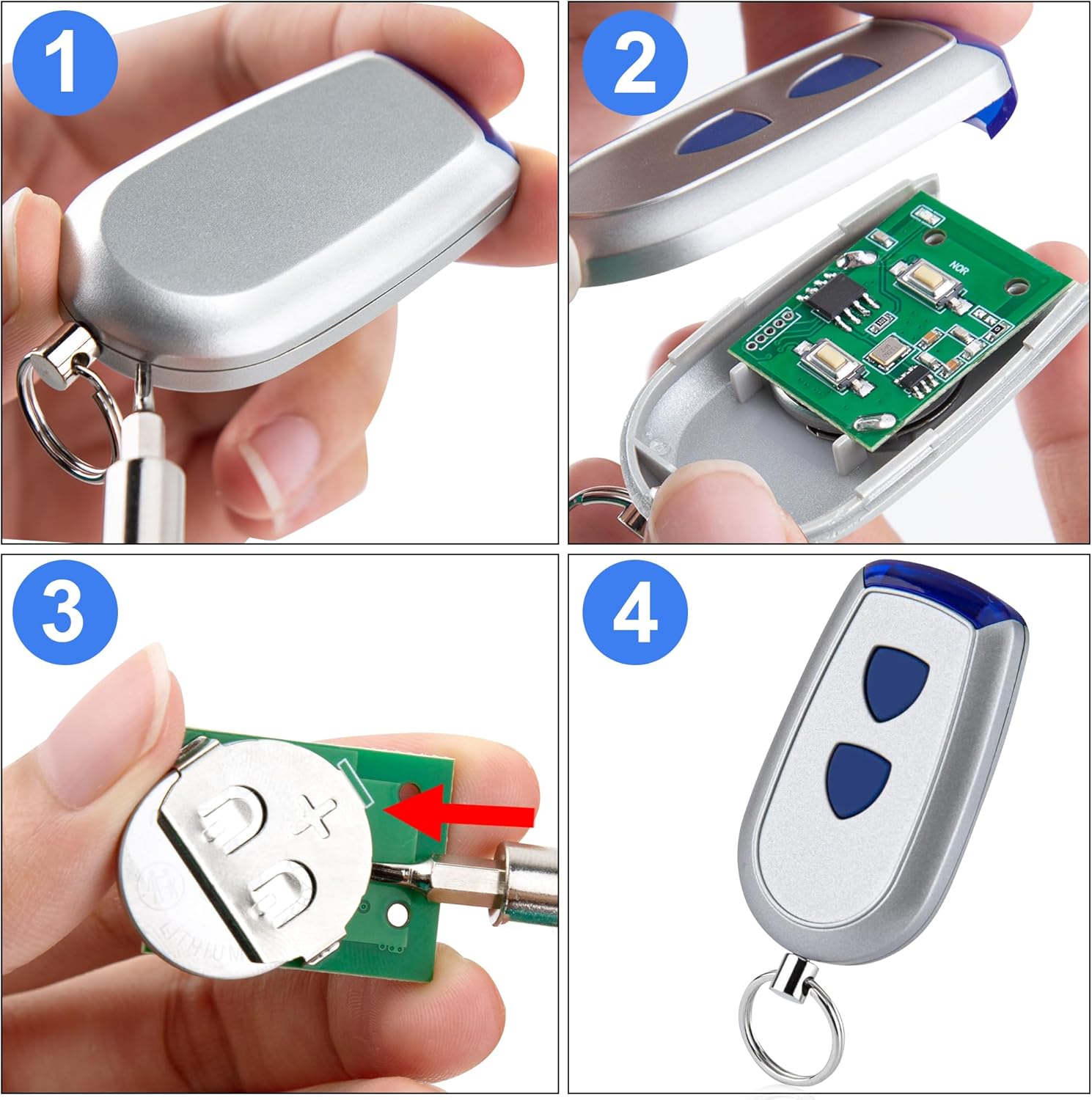 Telecomando per porta a 433,92 MHz compatibile con Normstahl Crawford ...