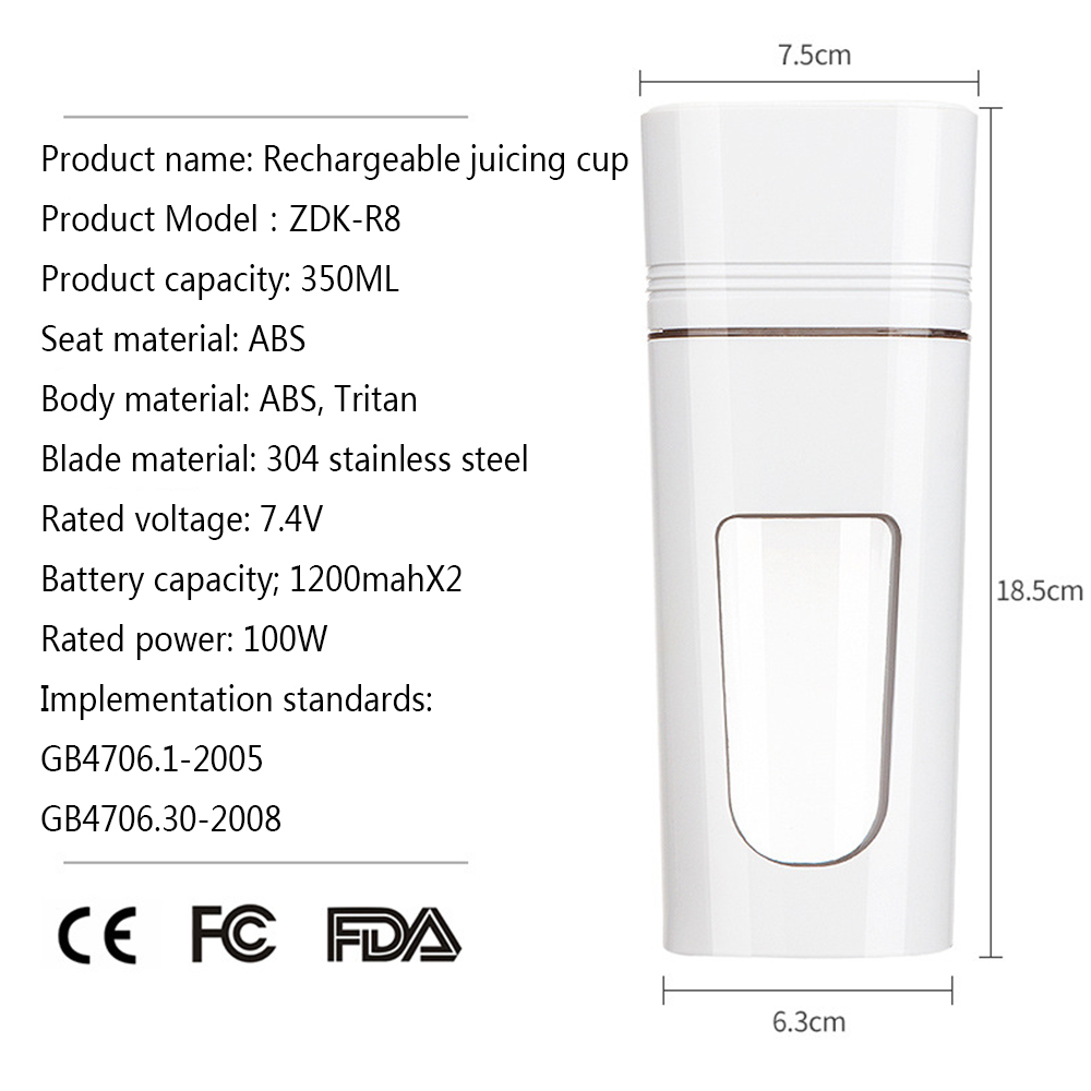 Machine à jus,Ménage Mini Juicer Petit Portable Électrique Juicing Cup ...
