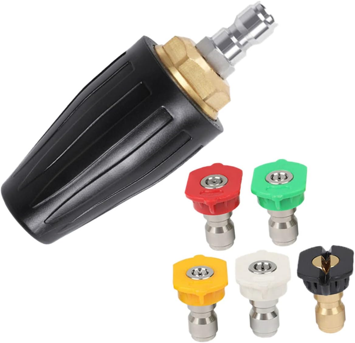 Buse turbo pour nettoyeur haute pression, buse rotative et 7 pointes ...