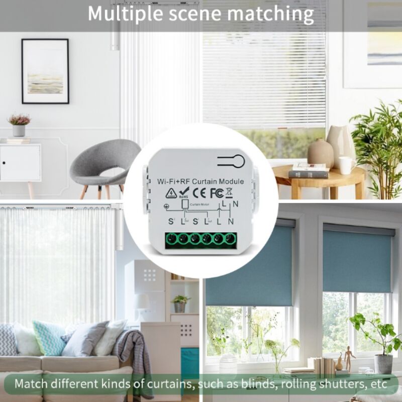 Vtizikl Kit de commande de volet roulant sans fil : Commande du moteur ...