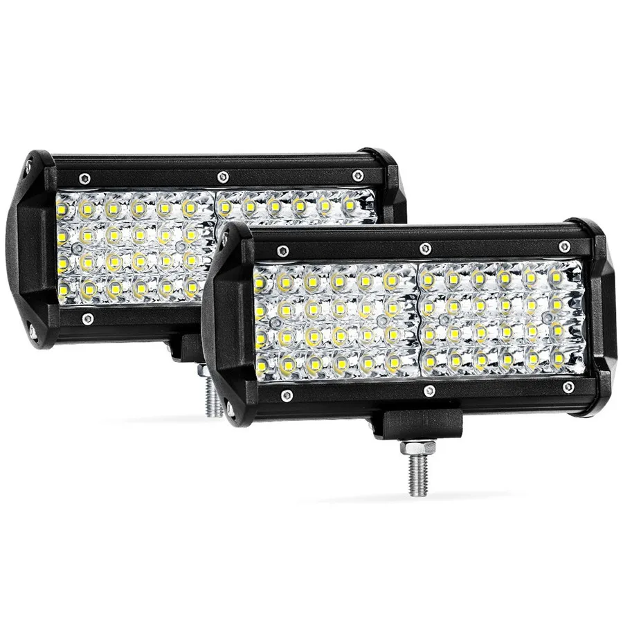 7-Zoll-Paar LED-Arbeitsscheinwerfer 144 W 14400 LM 6000 K ...