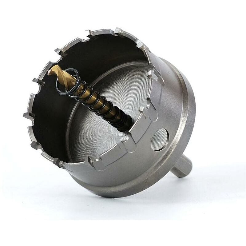 GABRIELLE Bi Metal Hole Saw 110mm Industrial Grade Stainless Steel TCT Carbide High Speed Steel and Alloy Hole Saw for Metal Aluminum Alloy Plastic Wood
