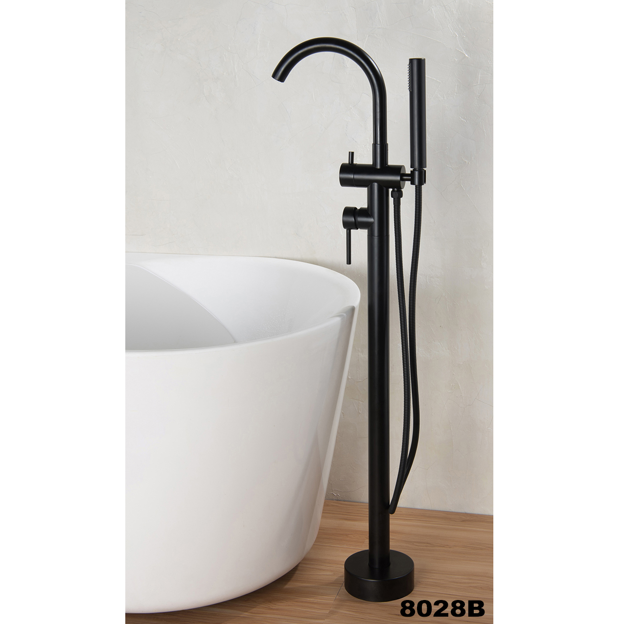 BERNSTEIN - Baignoire îlot rectangulaire design en acrylique pour salle ...