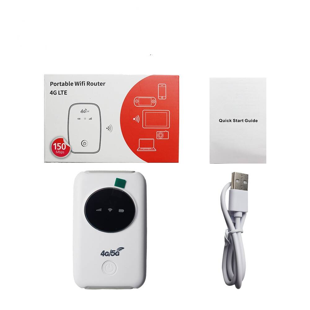 Unlocked 4G Modem, Portable USB Router, 150 Mbps, Built-in 3200 mAh ...