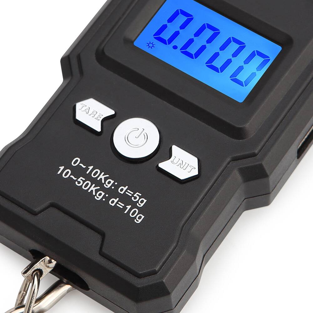 Fishing Scale, 50kg Hanging Luggage Scale, Electronic Fishing Scale ...