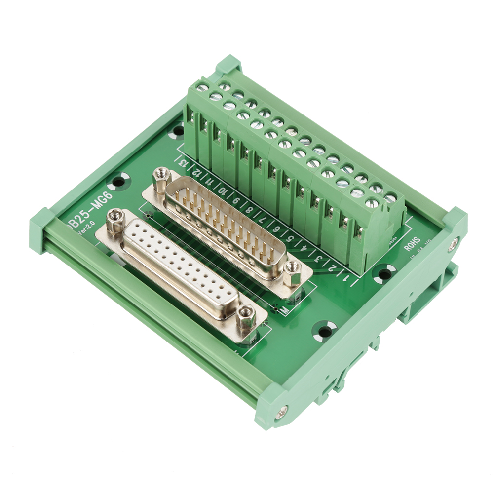 Module d'interface de sur Rail DIN de Haute Qualite DB25 D-Sub Male et ...