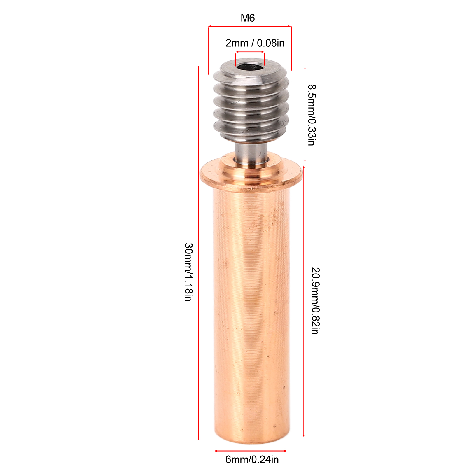 Conduit bimétal CR6 SE : Isolation thermique cuivre rouge/titane pour ...