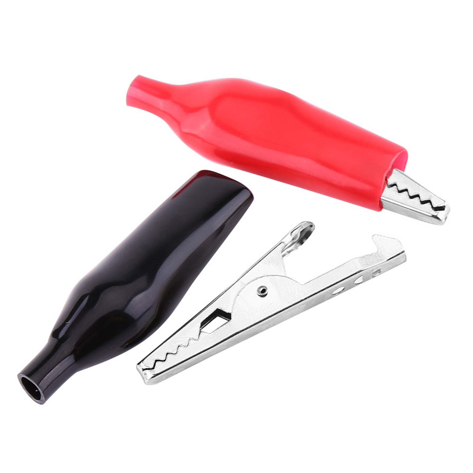 Pince Crocodile Electrique 45mm Sondes de Multimètre Pinces Métel avec ...
