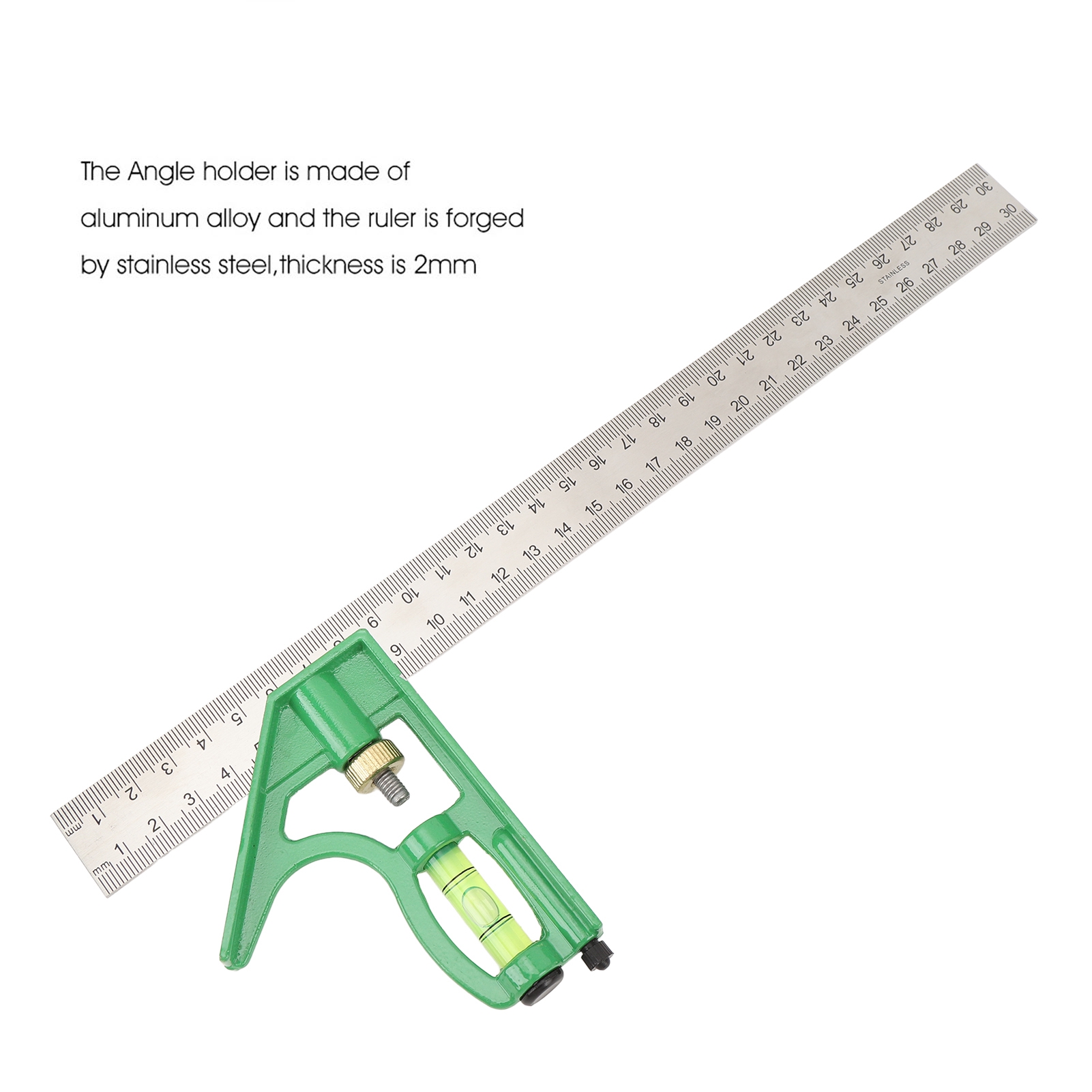 Righello multifunzionale da 300 mm, righello angolare da 45/90 gradi ...