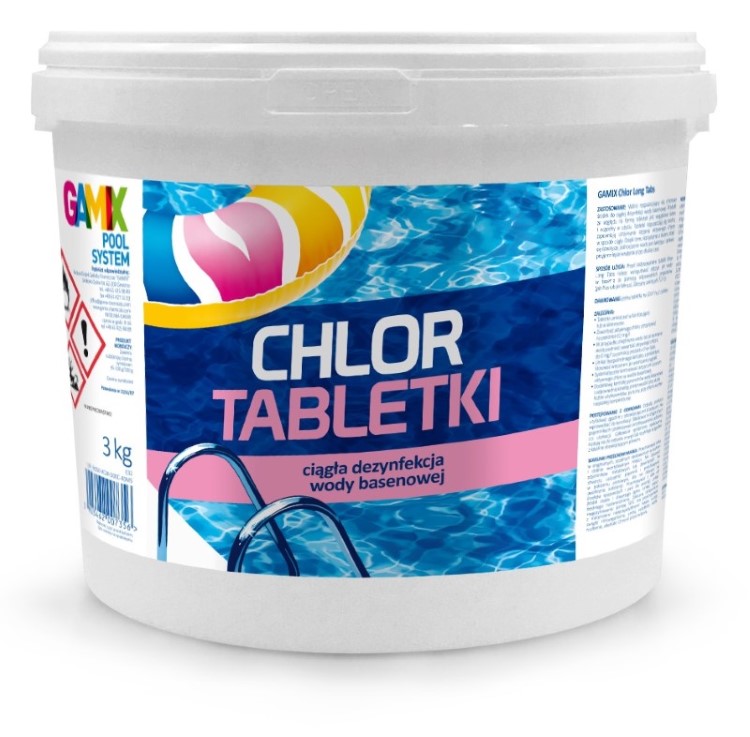 CHLOR LONG TABS 200G 3KG - GAMIX