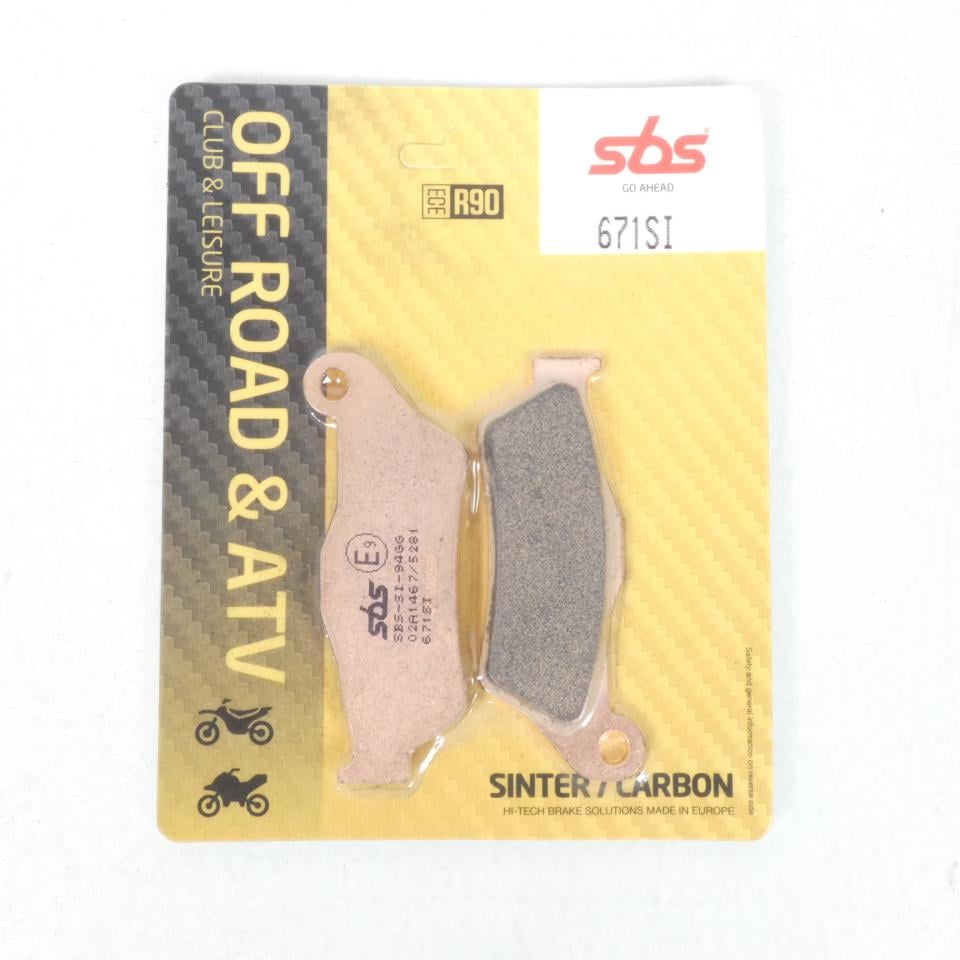 Plaquette de frein SBS pour Moto KTM 150 Xc-W 2T 2017 à 2018 AV