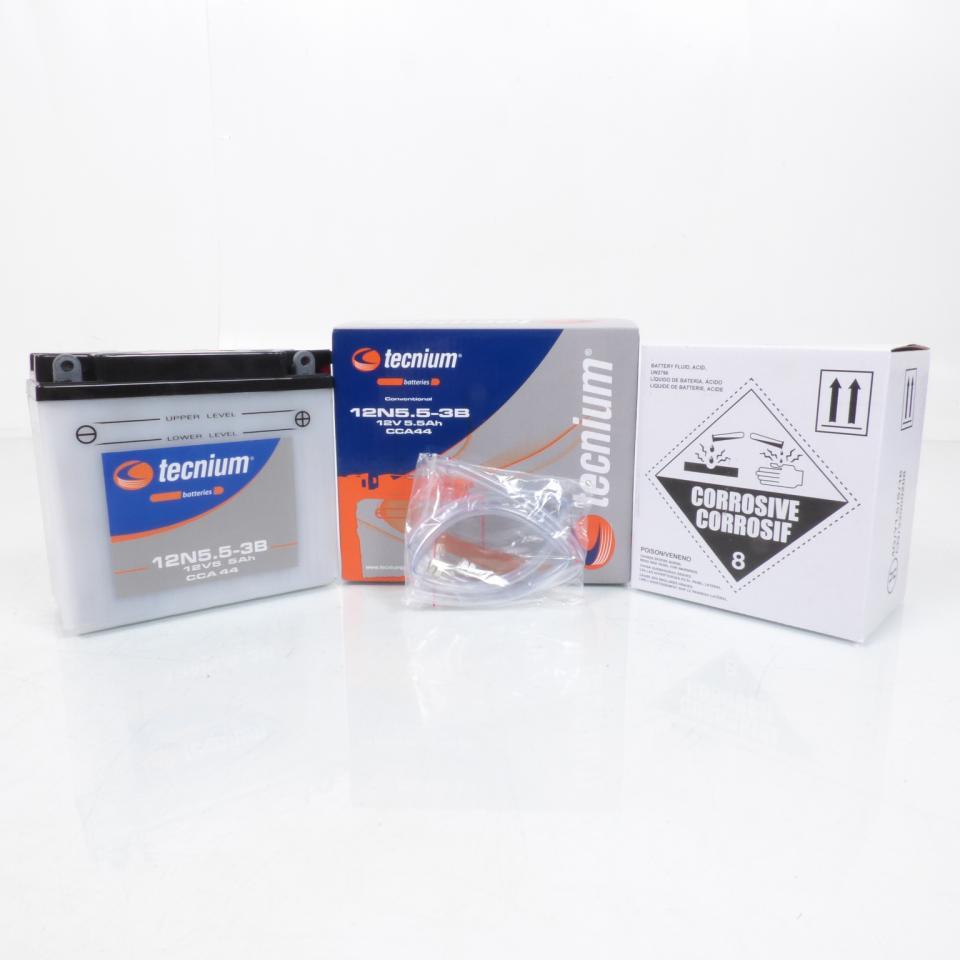 Batterie Tecnium pour Auto Yamaha 350 1980 à 1984 12N5.5-3B / 12V