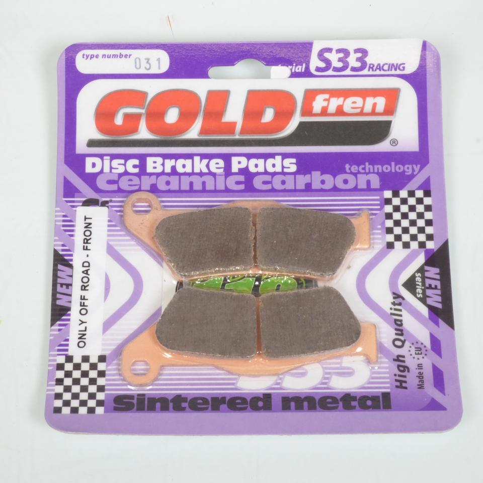 Plaquette de frein Gold Fren pour Moto Husqvarna 250 Tc 4T 2002 à