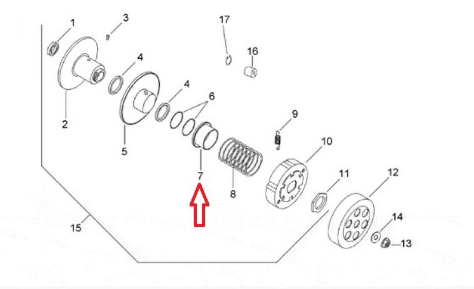 Visserie origine pour Scooter Aprilia 50 Sonic 1998 à 2008