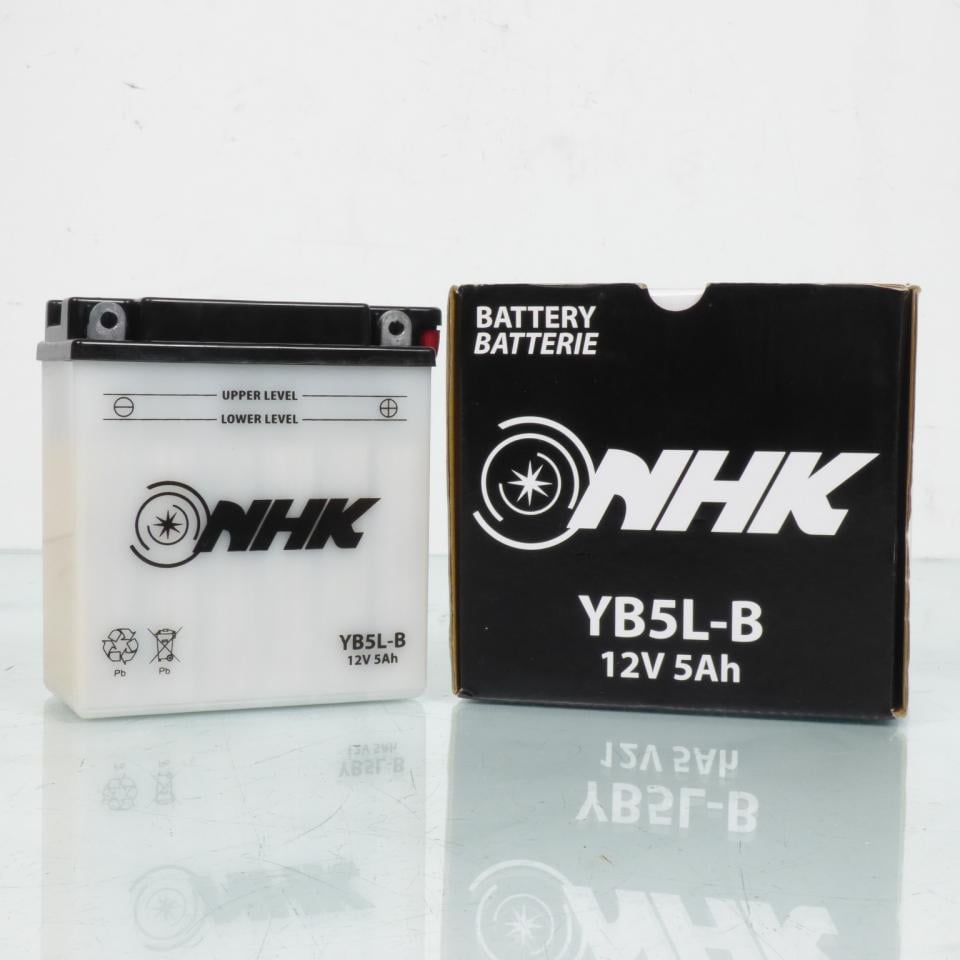 Batterie NHK pour Moto Gilera 50 Gsm/H@K/Zulu 2001 à 2003 YB5L-B