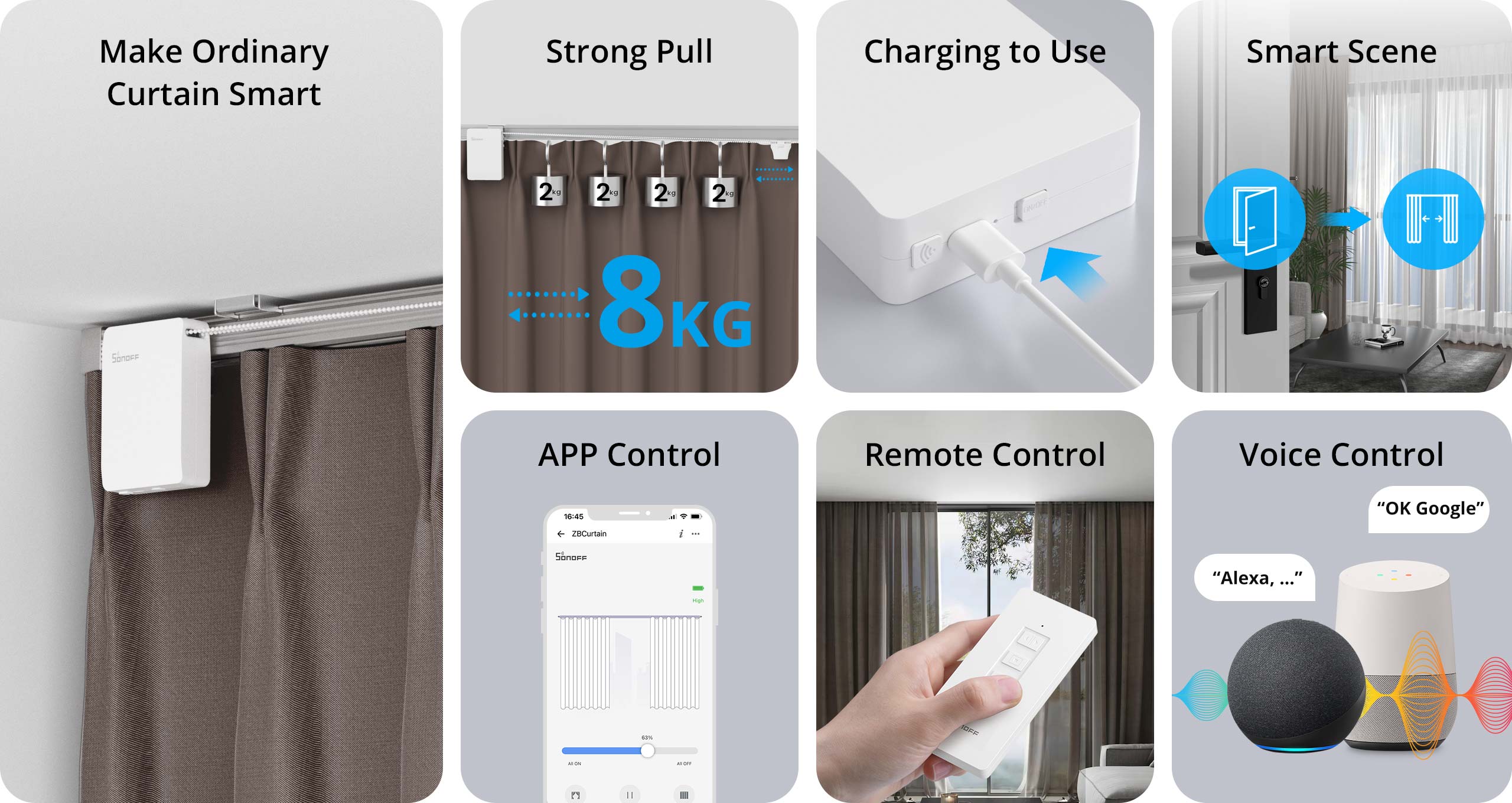 Sonoff Zigbee Smart Curtain Motor
