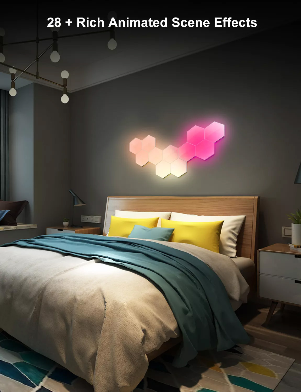 Tuya Smart WiFi Luci Esagonali Modulari a LED 3