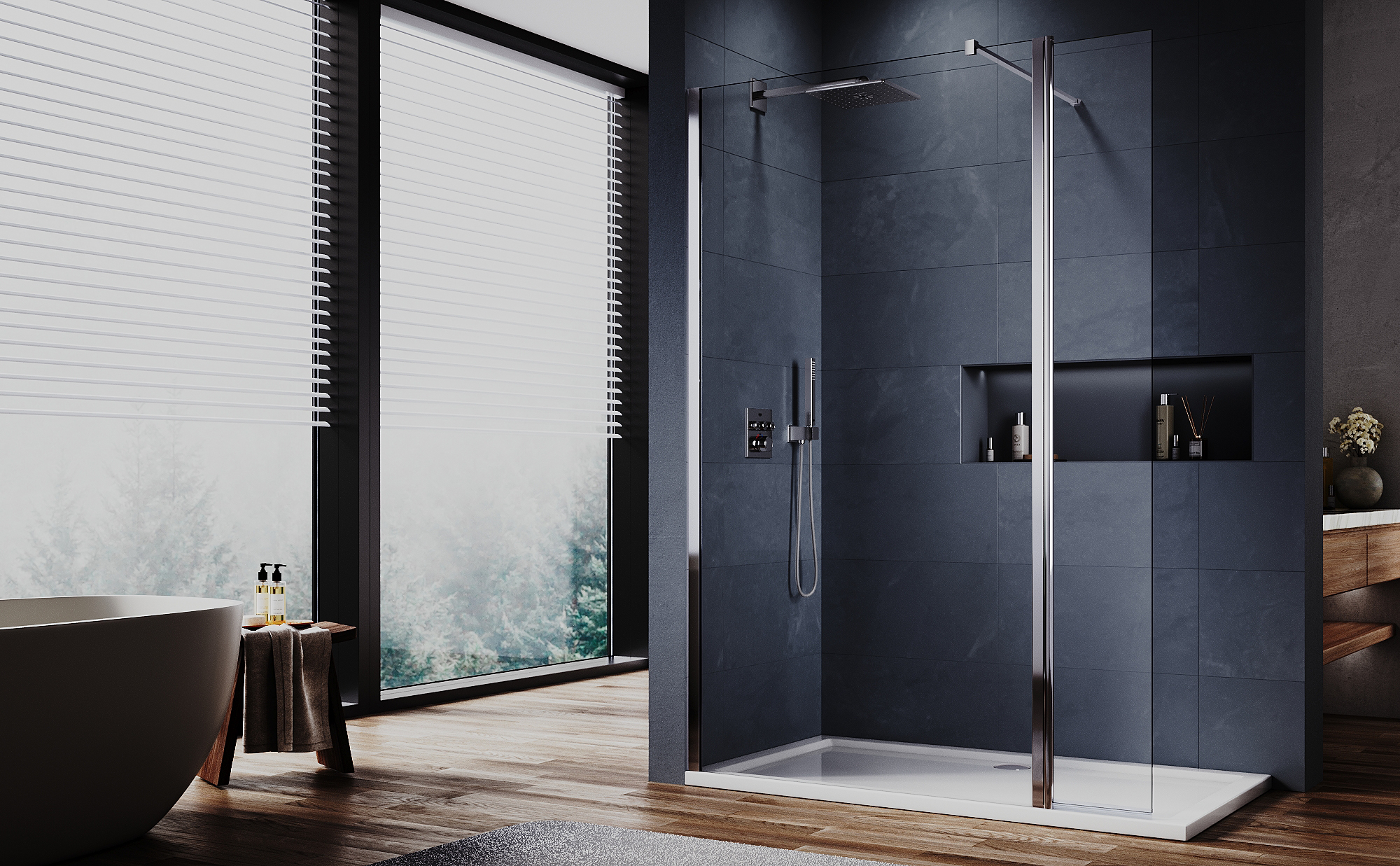 ELEGANT Rectangular 1600 x 700 x 40 mm Shower Tray for Shower Enclosure ...