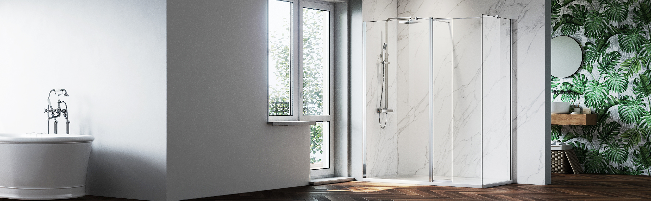 ELEGANT 300mm Moving Flipper/Return Panel 180 Degrees Swivel