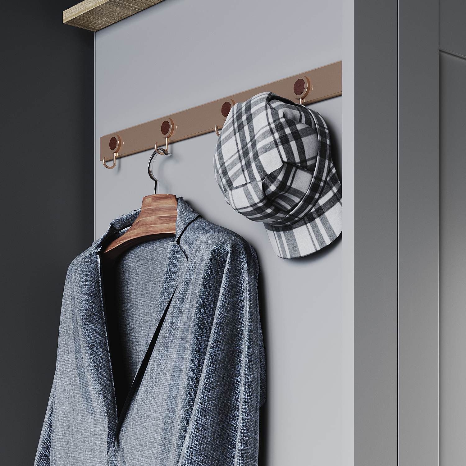 ELEGANT Modern Soft Close Wardrobe 3 Door Wardrobe with Shelves Bedroom ...