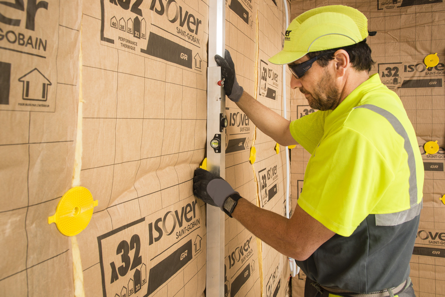 Lot de 40 Appuis Optima2 75-160 ajustables pour ép. Laine 75 à 160 mm ...