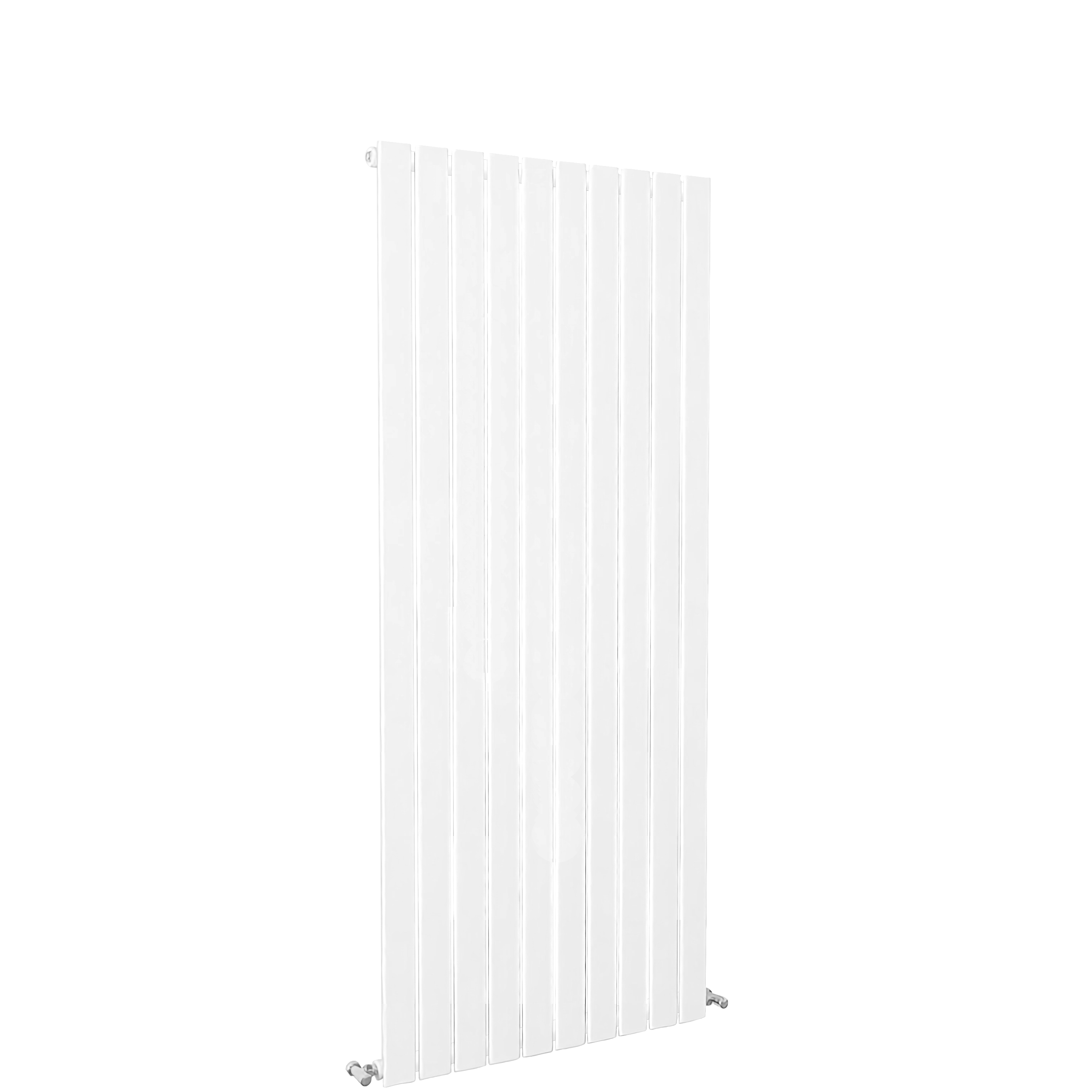 1600x680mm White Single Flat Panel Radiator Vertical Modern Central ...