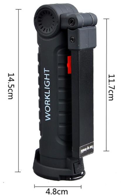 Lampe de Travail Baladeuse LED Ultra Lumineuse, USB Rechargeable ...